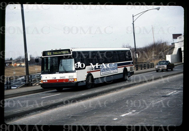 CHICAGO (IL) CTA Flxible Bus #5483 (A). Original Slide 1994. $12.53 ...