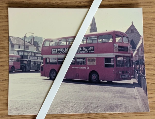 ORIGINAL BUS PHOTO: DEVON GENERAL Leyland Atlantean Unidentified ...