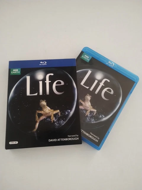 LIFE - NARRATED by David Attenborough (BBC Earth) 4 Blu-Ray Set - w ...