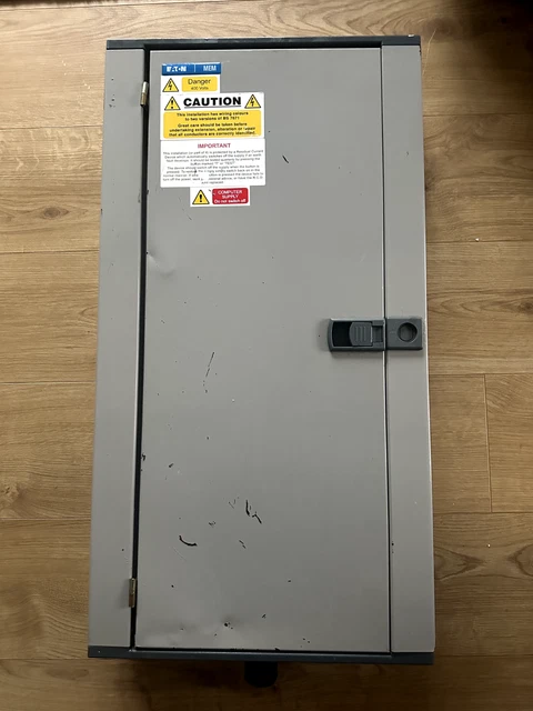 EATON MEM BM121 Memshield 2 Type B TPN distribution board consumer unit 125A £200.96 - PicClick UK