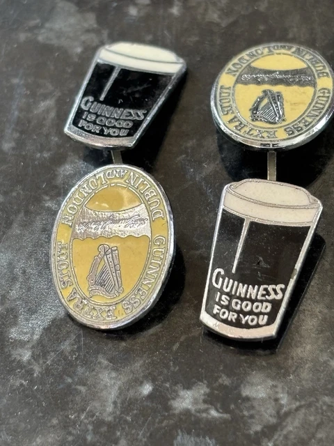 C1950S-60S ERA GUINNESS EXTRA STOUT DUBLIN&LONDON ENAMEL GLASS&LABEL ...