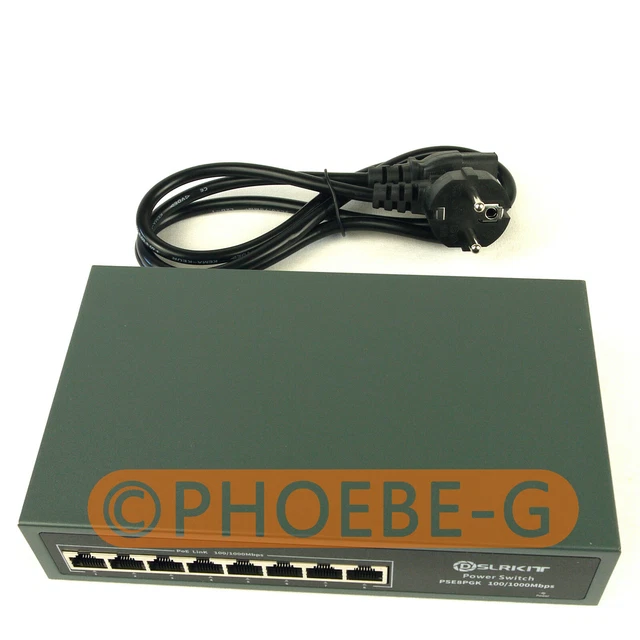 Tous Commutateurs Gigabit 8 Ports Poe 802 3 At Af 120 Watts Alimentation Sur Ethernet Type Ue