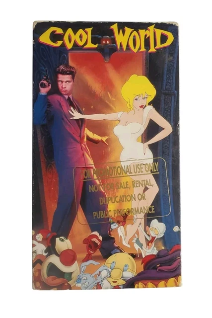 COOL WORLD VHS 1992 Brad Pitt Kim Bassinger Paramount Animation Promo Movie Film £23.74 ...
