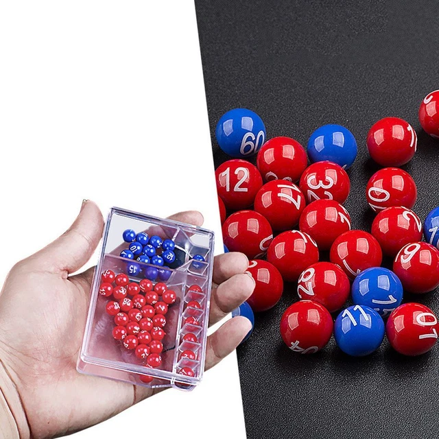 SHAKE BALLS BALL Bingo Games Number Picking Machine Lucky Lottery Toy ...