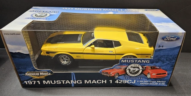 ERTL AMERICAN MUSCLE 1971 FORD MUSTANG MACH 1 429CJ 40th Anniversary ...