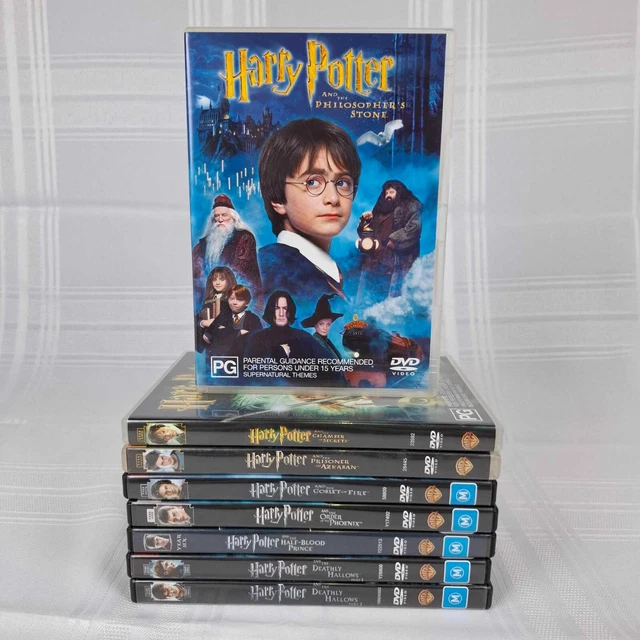 HARRY POTTER DVD Set Complete 8 Film Collection Region 4 Fantasy Magic ...