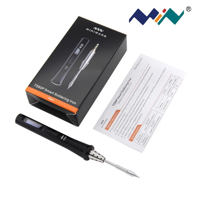 MINIWARE TS80P FASTER Smart Soldering Iron Main Faster Digital Station ...