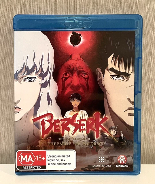 BERSERK-THE GOLDEN AGE Arc II-The Battle for Doldrey (Blu-ray, 2012 ...
