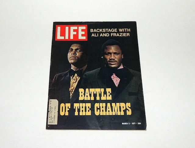 LIFE MAGAZINE MARCH 5 1971 Muhammad Ali Joe Frazier Heavyweight Boxing ...