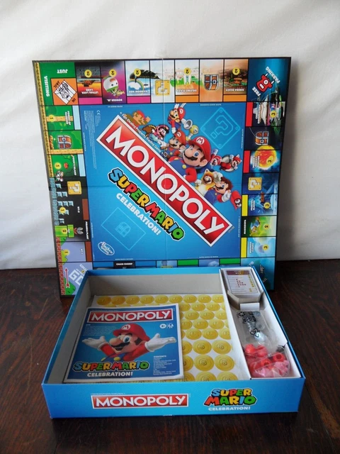 MONOPOLY SUPER MARIO Celebration Board Game Missing Question Mark NEW ...
