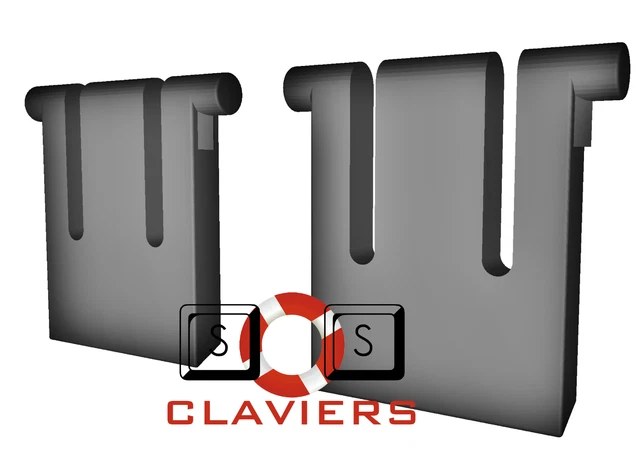 LOGITECH K250/MK250 KEYBOARD Replacement Tilt Leg Foot Stand Feet Set £ ...