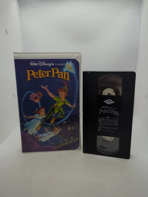 PETER PAN (VHS, 1990) Walt Disney's Classic Black Diamond Edition EUR 3 ...
