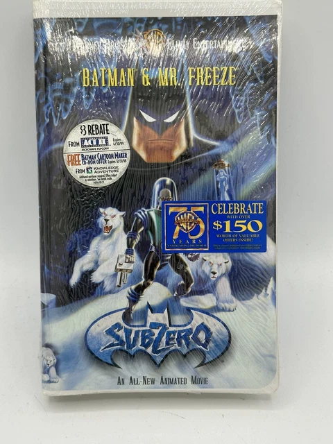 VINTAGE BATMAN & Mr. Freeze SubZero VHS Tape 1998 (BRAND NEW!) £18.84 ...