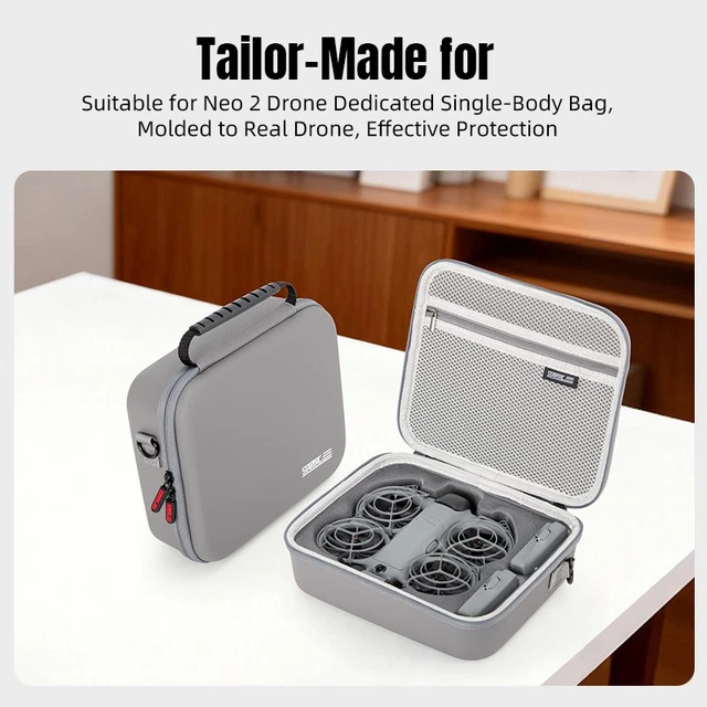 DRONE BODY STORAGE Case PU Material w/Shoulder Strap Portable Bag for ...