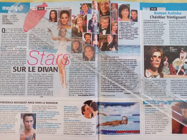 COUPURE DE PRESSE Sophie Marceau EUR 5,00 - PicClick FR