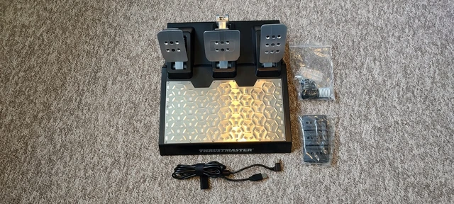THRUSTMASTER T-LCM LOAD Cell Sim Racing Pedals Boxed in Pristine Mint ...