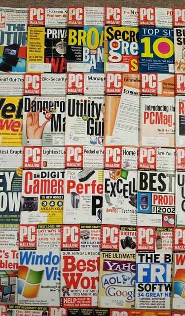 LOT OF 42 PC Magazine Magazines (1996-2006) Good Condition, See ...
