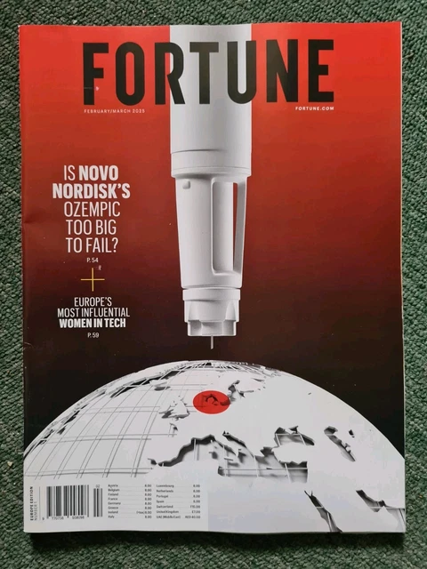 FORTUNE MAGAZINE FEBRUARY/MARCH 2025 Europe Edition Number 1 Brand New ...