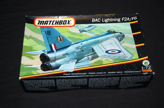 MATCHBOX 1/72 SCALE BAC (English Electric) Lightning F.2A / F.6 Model ...