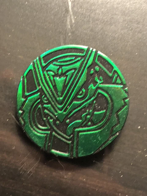 POKEMON - MEGA Rayquaza Collectors Coin - Rare Green $10.00 - PicClick CA