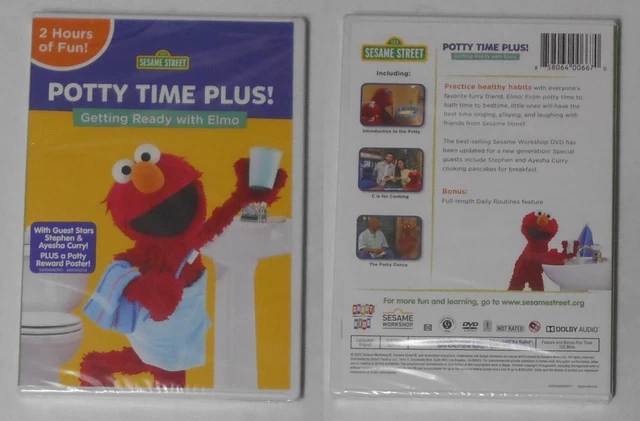 ELMO'S POTTY TIME - Sesame Street (Dvd) Kids *Screener* New & Sealed ...