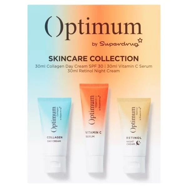 SUPERDRUG OPTIMUM SKINCARE Collection, includes THREE products (30ml ...