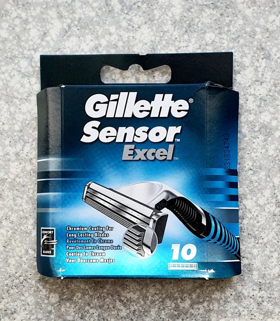 LOT 10 LAMES de rasoir Sensor Excel GILLETTE EUR 15,00 - PicClick FR