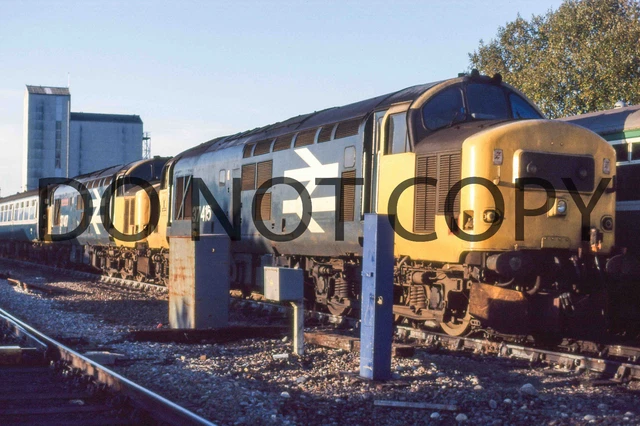 UK DIESEL TRAIN Railway Photograph Of Class 37 37415 Loco. (Rm37-1239 ...