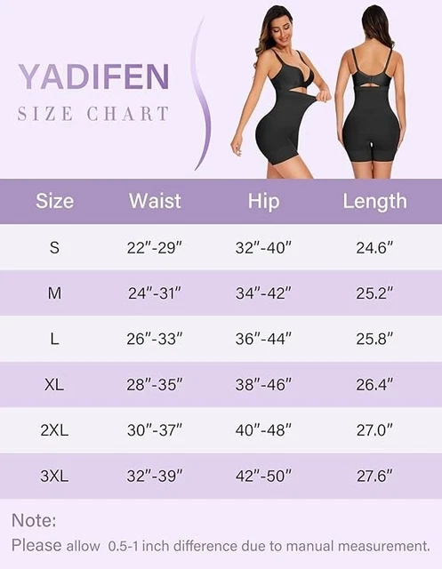 YADIFEN SHAPEWEAR 2-PACK Tummy Control High Waisted Lifter Size L Beige ...