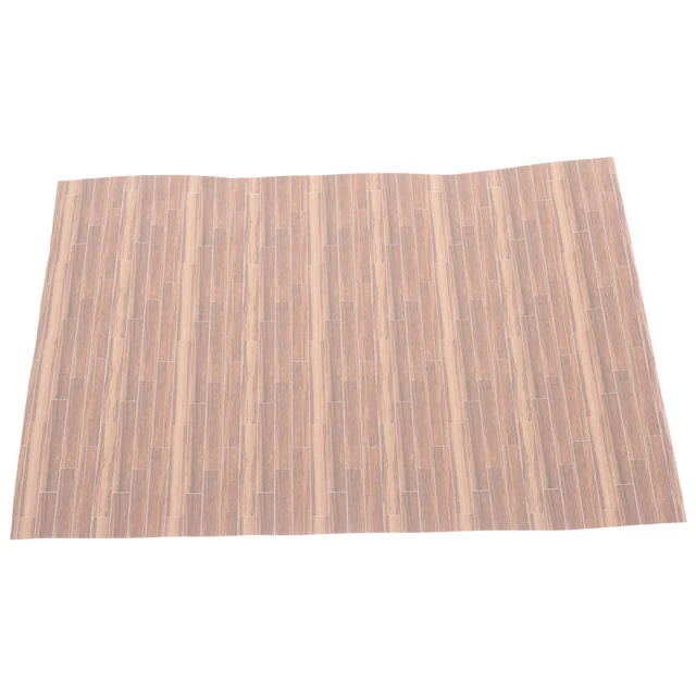 MINI HOUSE FLOORING Paper Miniature Floor Doll House Decorative Floor ...