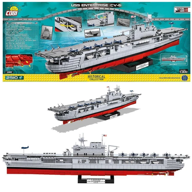 COBI 4815 HISTORICAL Collection WW2 Flugzeugträger USS Enterprise (CV-6 ...