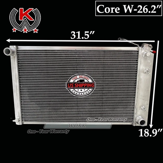 26& CORE RADIATOR Fit Chevy 1970-1981 Camaro /1975-1979 Nova /1968-1973 ...