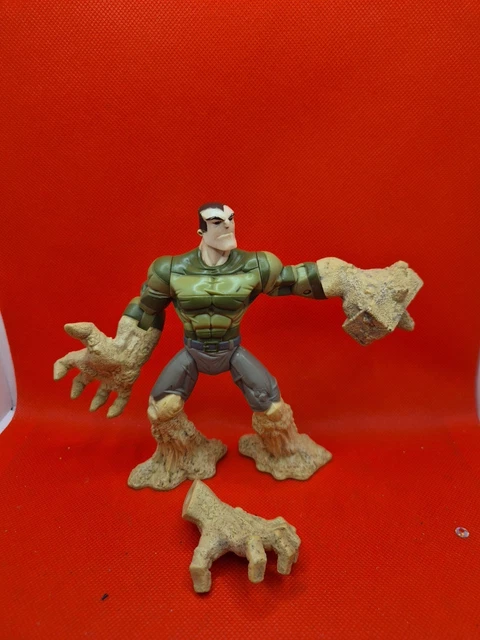 SPECTACULAR SPIDER-MAN ANIMATED SANDMAN Hammer Smash 5.5" Figure Hasbro ...