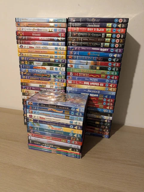 LARGE DISNEY DVD Bundle. Children's Family, Kids, Job Lot Disney. 70 ...