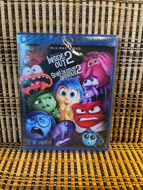 INSIDE OUT 2 (2-Disc DVD/Blu-ray,2024)Disney/Pixar/Family/Amy Pohler ...