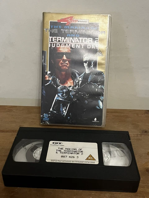 THE MAKING OF TERMINATOR 1 & 2 JUDGEMENT DAY VHS video tape SPECIAL ...