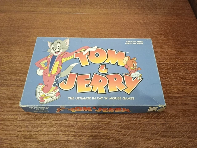 VINTAGE TOM AND Jerry Board Game - 1990 By Paul Lamond Games - Complete ...