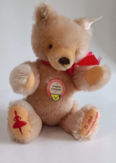 STEIFF REPLIKA ORIGINAL Teddy 1971 für 25 J. Spielzeugm. Nürnb ...