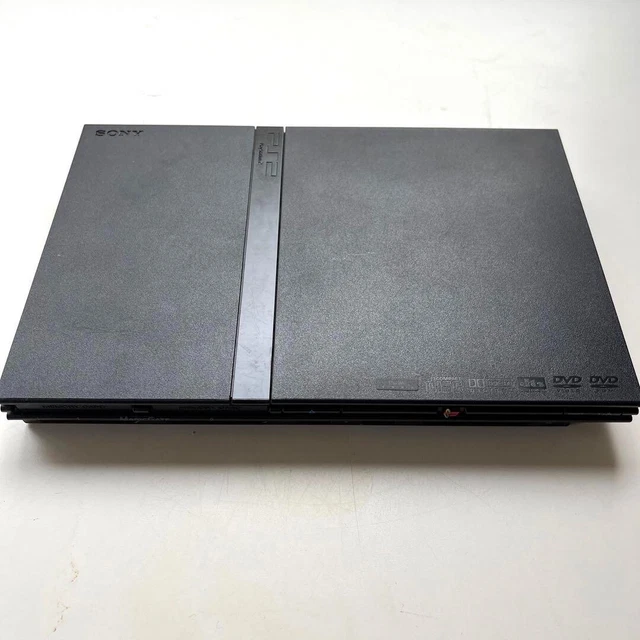 SCPH-70000 BLACK PLAYSTATION2 System Console Only PS2 Slim Tested NTSC ...