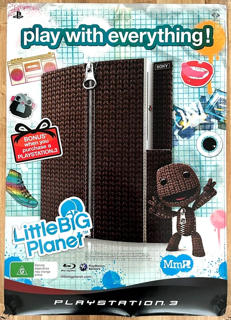 LITTLE BIG PLANET RARE PS3 59cm x 84cm Promotional Poster #1 £49.99 ...
