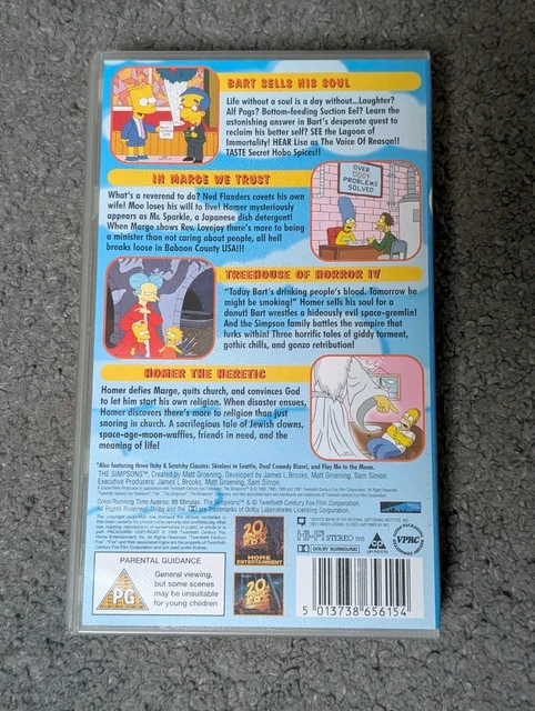 THE SIMPSONS HEAVEN and Hell - 4 Episodes VHS Video Tape (PAL) £4.99 ...