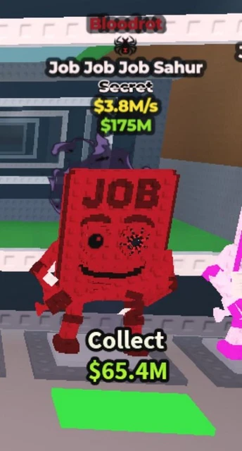 STEAL A BRAINROT SAB Secret - Job Job Job Sahur + Bloodrot, Spider 3.8M ...