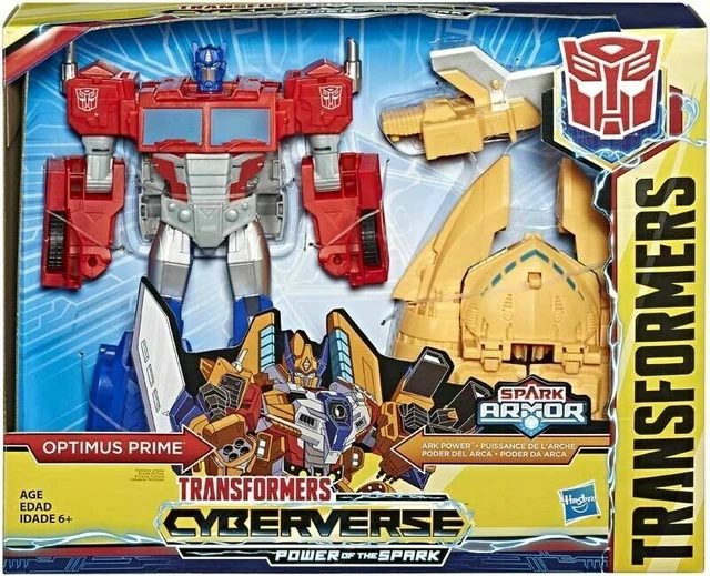HASBRO TRANSFORMERS CYBERVERSE SPARK ARMOR OPTIMUS PRIME & ARL POWER in ...