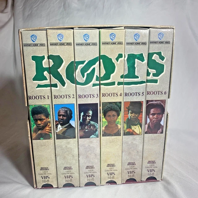 ROOTS BOXED SET Six VHS Tapes 1977 TV Mini Series Warner Bros. $10.00 ...