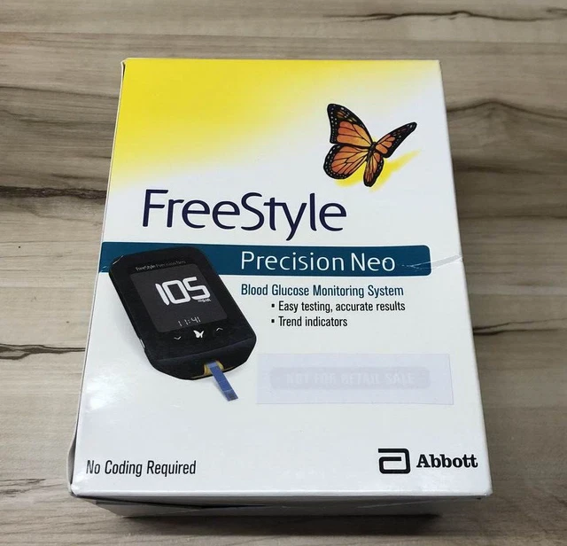 FREESTYLE PRECISION NEO Blood Glucose Meter ~ New In Sealed Box 3-31 ...