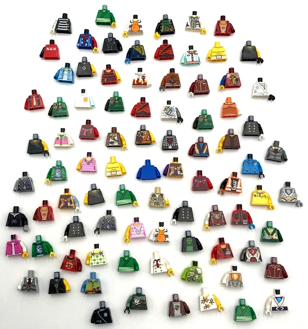 LEGO OVER 80 Half Built Minifigure Torsos Castle Town City Ninjago More ...