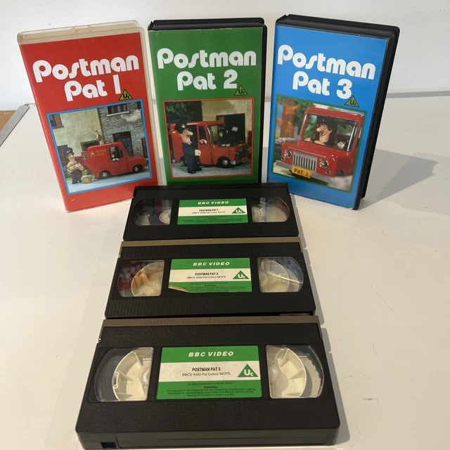 POSTMAN PAT 1, 2 +3 VHS VIDEO Bundle £39.99 - PicClick UK