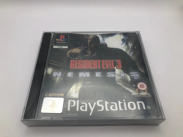 RESIDENT EVIL 3 Nemesis Sony PlayStation PS1 W/Manual Retro PAL 1999 ...