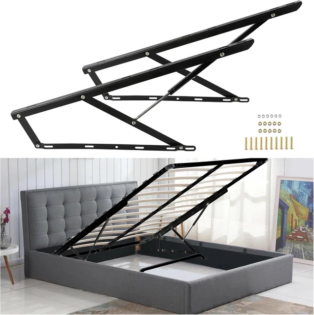 DYNA-LIVING 3FT STORAGE Bed Lift Mechanism Heavy Duty Gas Spring Bed ...