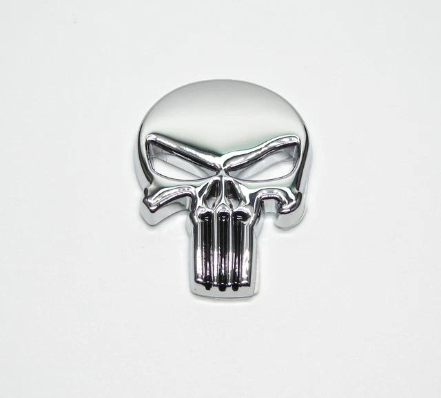 SKULL METAL 3D Car Emblem Sticker Decal. Skull Emblem Sticker EUR 10,11 ...